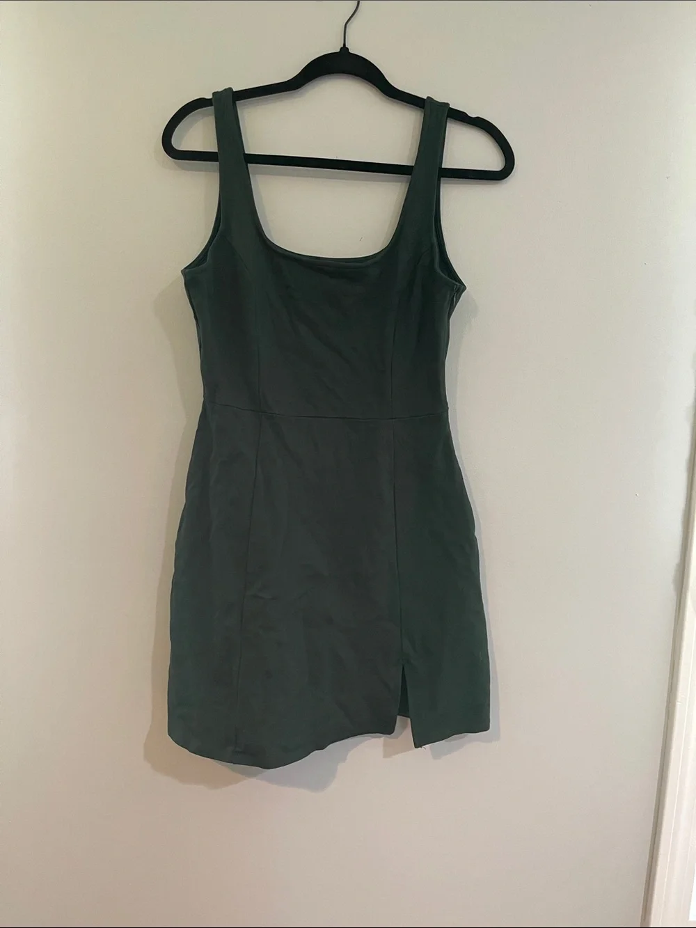 Lulus | Dresses | Lulus Forest Green Square Neck Mini Dress | Poshmark